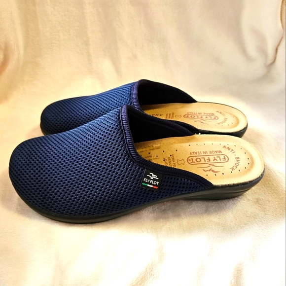 Fly Flot | Shoes | Fly Flot Women Antishock Anatomic Leather Navy Blue ...
